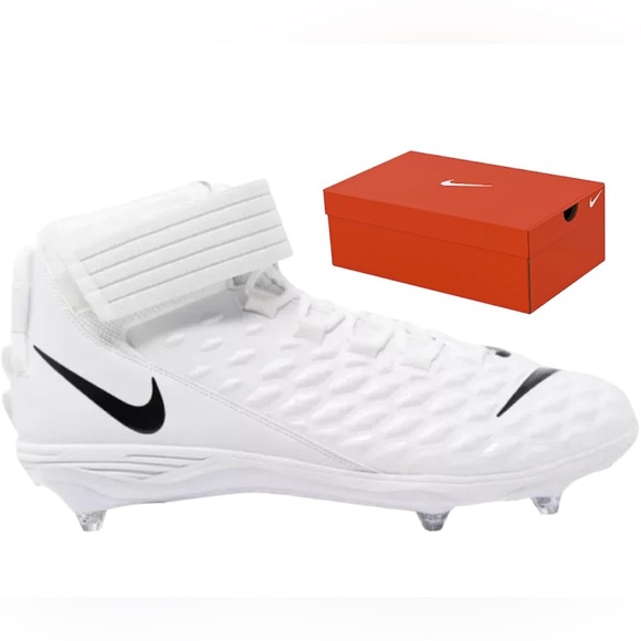 Nike | Shoes | Nike Force Savage Pro 2 Detachable Football Cleats White ...